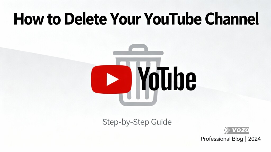 Delete a YouTube Channel Permanently (2025-2026 Guide) Vozo
